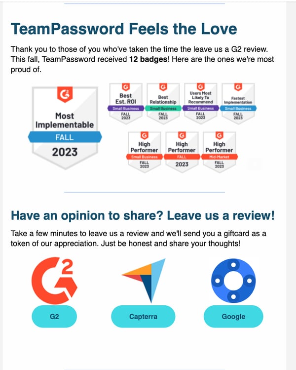 Best of G2 Badges: Customer Roundup 2023